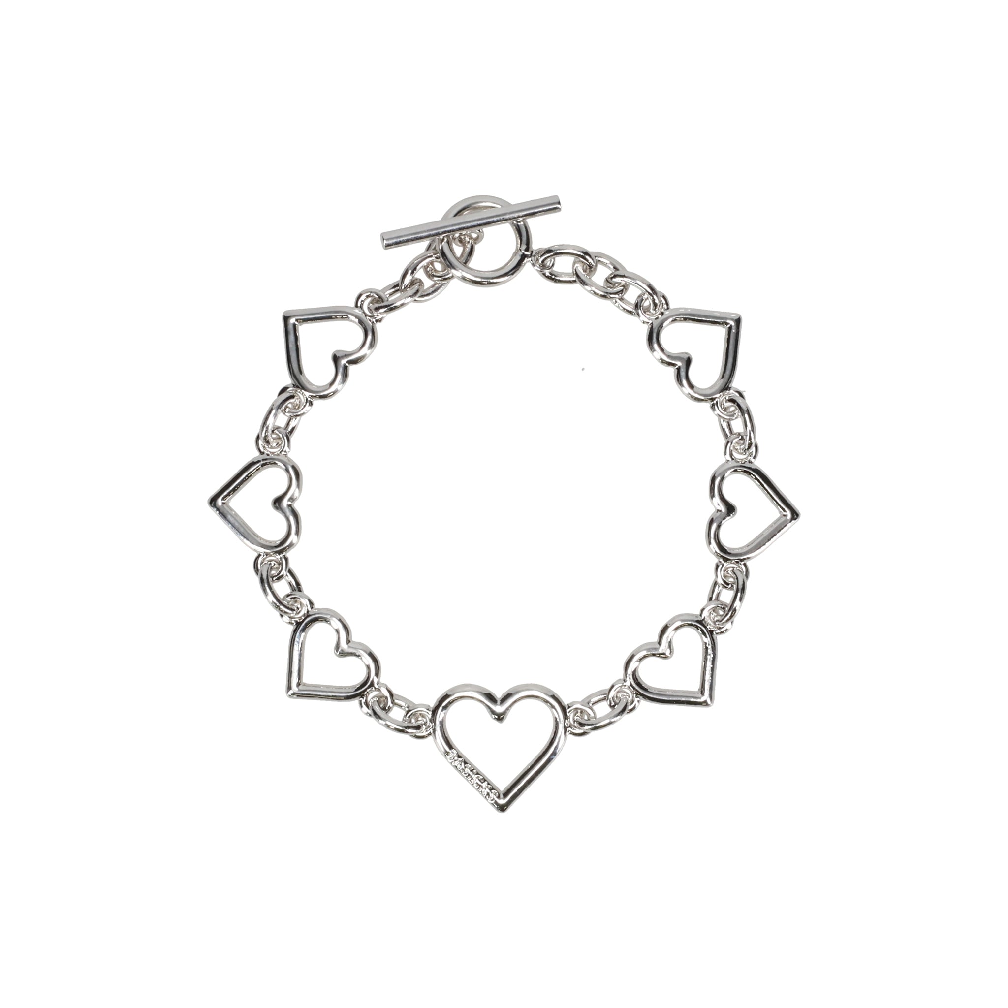 HEART SHAPED BRACELET / SILVER – GR8