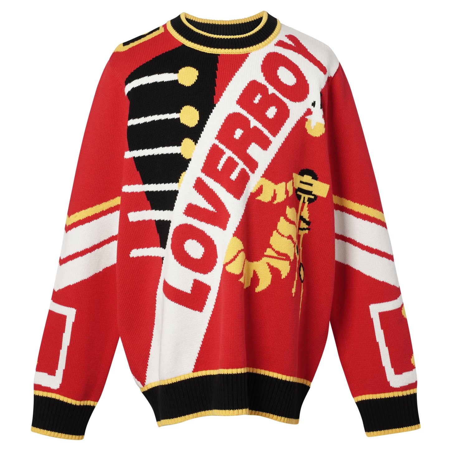 LOVERBOY LOGO JUMPER / RED SOLDIER – GR8