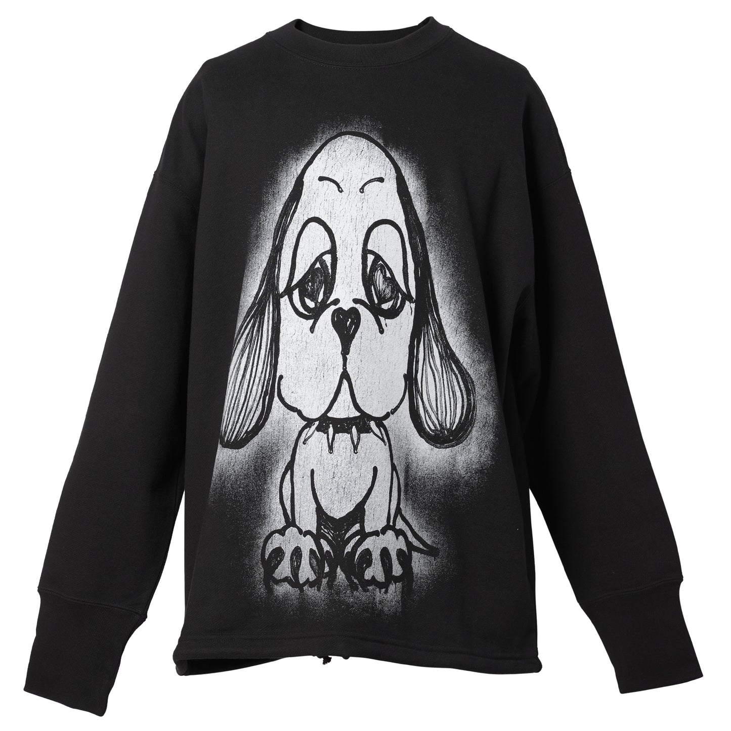 CHITO CREWNECK HEART PUP / BLACK – GR8