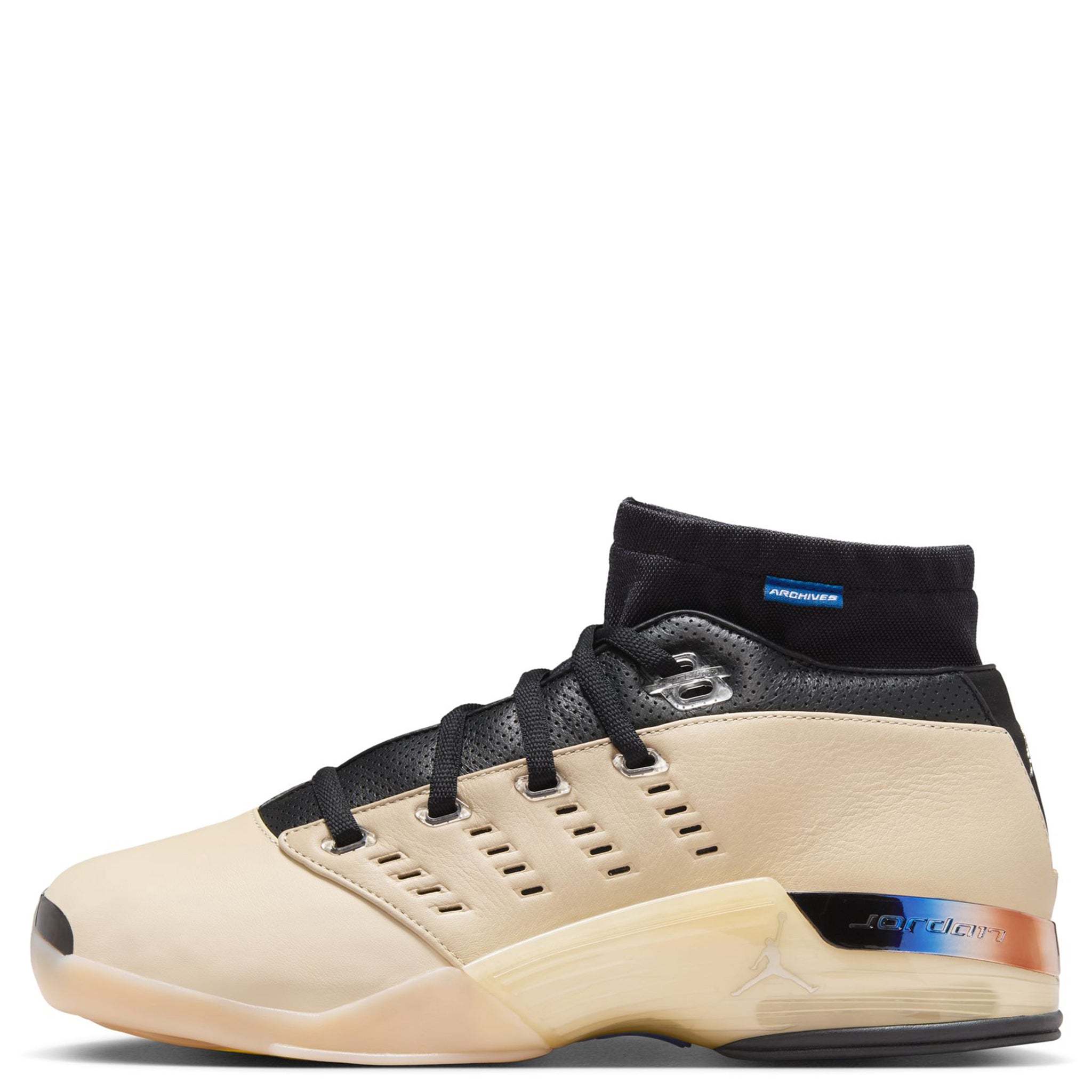 AIR JORDAN 17 RETRO LOW SP / 200:BEACH/METALLIC SILVER-BLACK – GR8