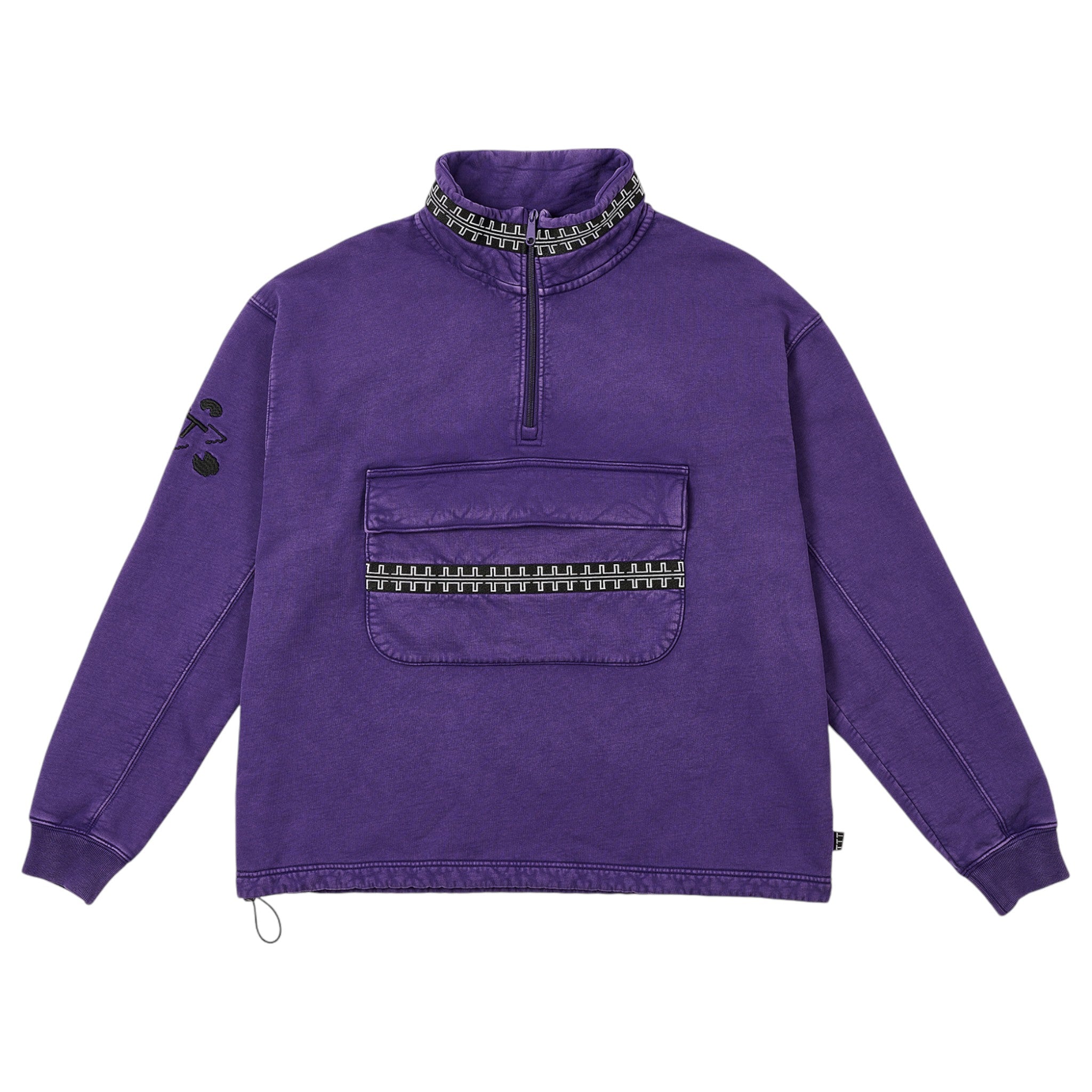 TTT PULSE TAPE FUNNEL NECK CREW / PURPLE – GR8